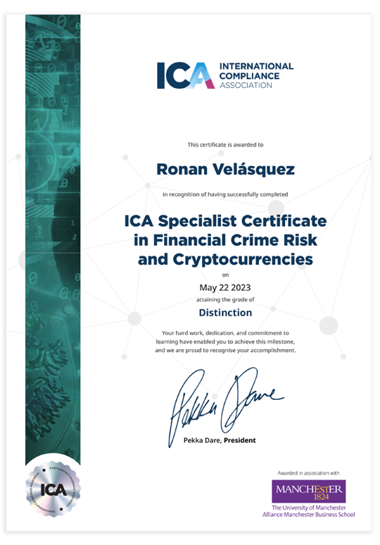 ICA Specialist Certificates | Level 2 Specialist Qualification